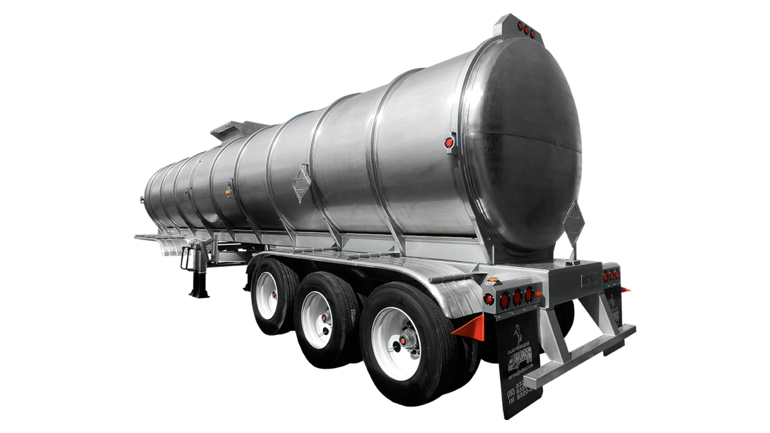 SEMIREMOLQUE TIPO PIPA ACERO INOXIDABLE – Cajas y Remolques Muñóz