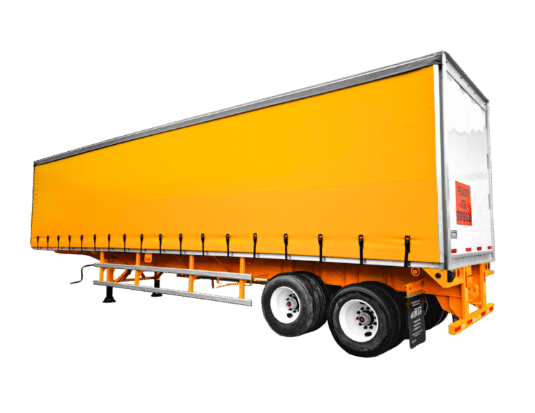 SEMIREMOLQUE TIPO PLATAFORMA ENCORTINADA